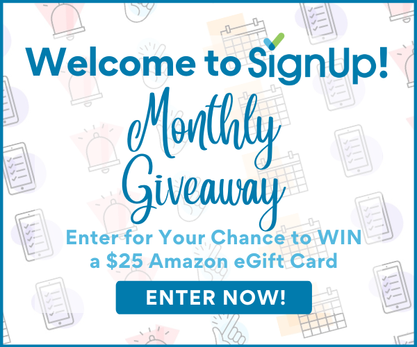 Welcome to SignUp! Monthly Giveaway | SignUp.com