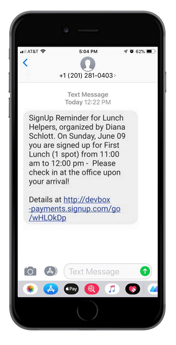 New Feature Announcement: Text (SMS) Reminders with SignUp! | SignUp.com